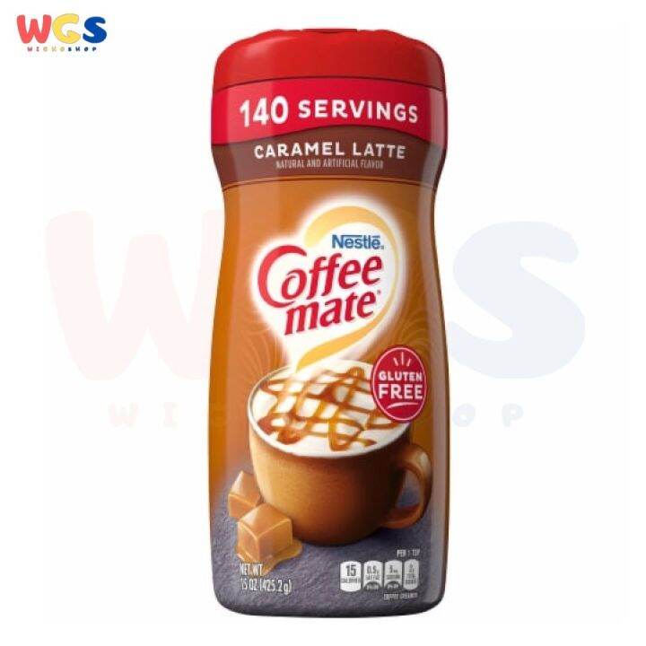 Nestle Coffee Mate USA Caramel Latte Powder Coffee Creamer 15oz 425.2g ...