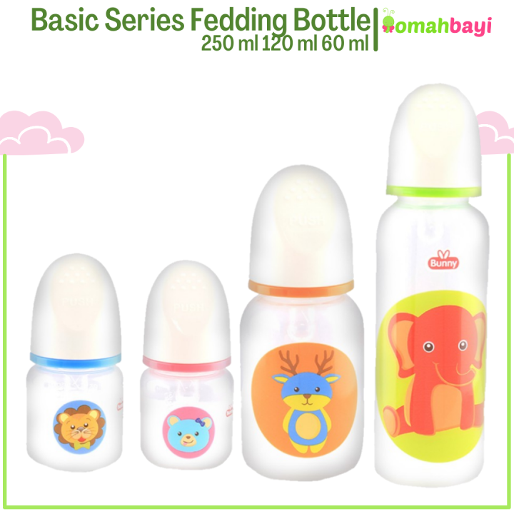 Botol Susu Bunny Basic Series Fedding Bottle 250 ml 120 ml 60 ml - Toko ...