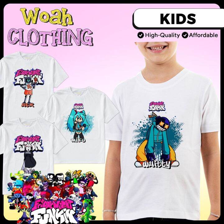 ♖Friday Night Funkin Shirt for kids Miku FNF TSHIRT Kids Women Men ...