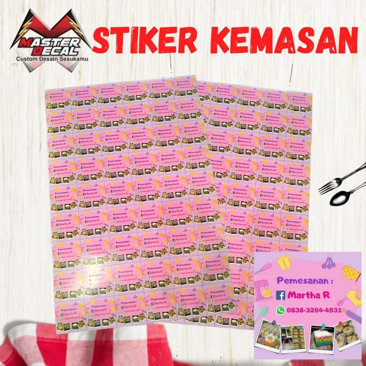 Cetak Stiker Bahan Bontak File Siap cetak A3 Bebas Ukuran tanpa cutting ...