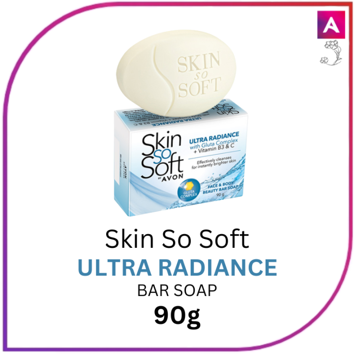 AVON SKIN SO SOFT ULTRA RADIANCE Bar Soap ( 90g ) | Lazada PH