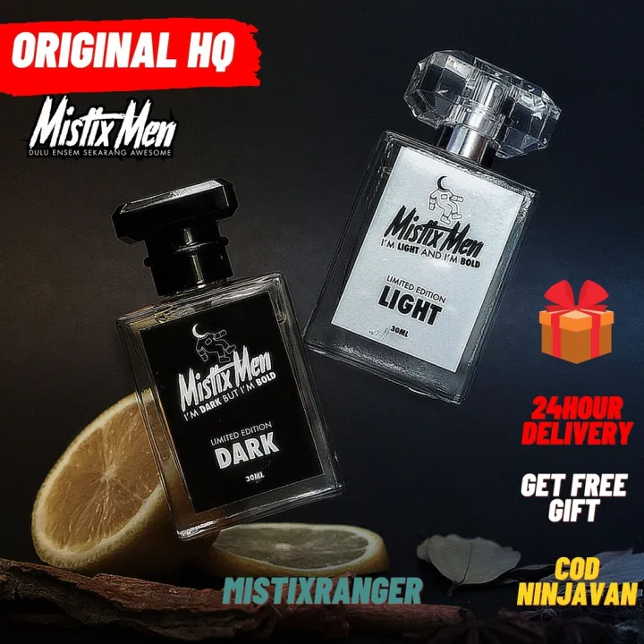 🔥 HQ Mistixperfume Minyak Wangi Lelaki Viral Mistixmen Perfume Dark & Light Mistix perfume ...