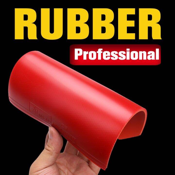 Table tennis racket rubber sheet pimples in with 2.2mm thickness sponge red and black good ...
