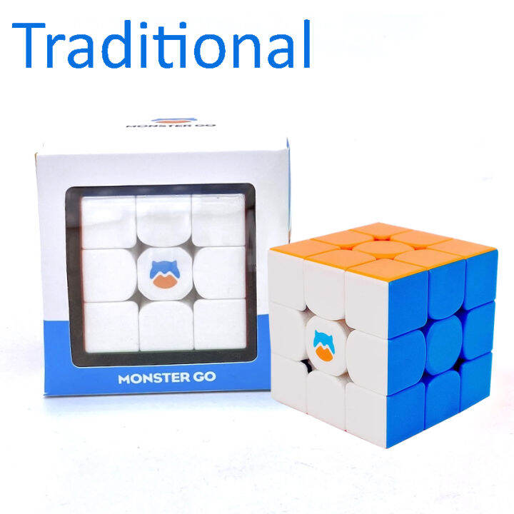 MonsterGo Traditional 3x3x3 Standard Monster Go Speed Rubik's Cube ...