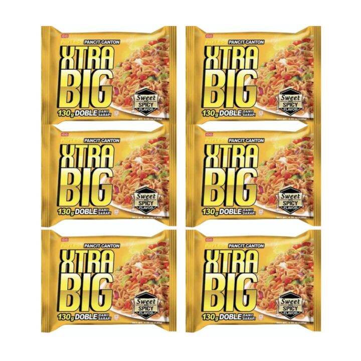 Payless Xtra Big Pancit Canton Sweet & Spicy 125g - Pack of 6 | Lazada PH