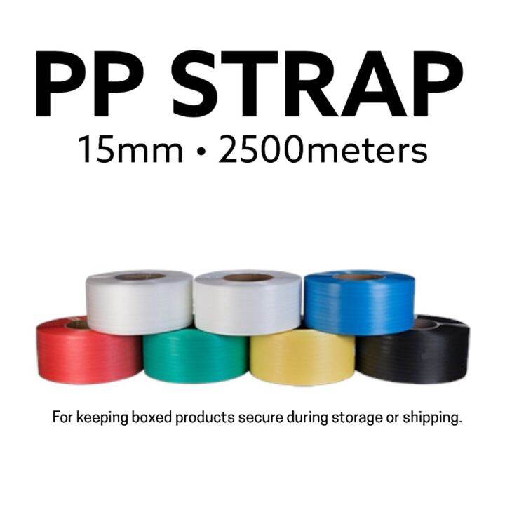 PP STRAP / PLASTIC STRAP 15MM X 2500METERS FOR BAYONG BAGS | Lazada PH