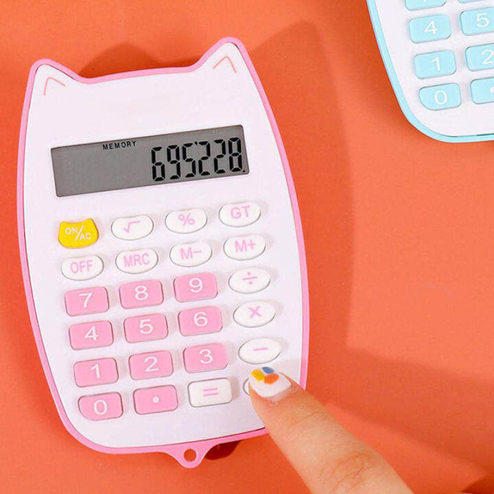 Pocket Calculator, Cat, Portable, Compact, Cute, Children, Elementary ...