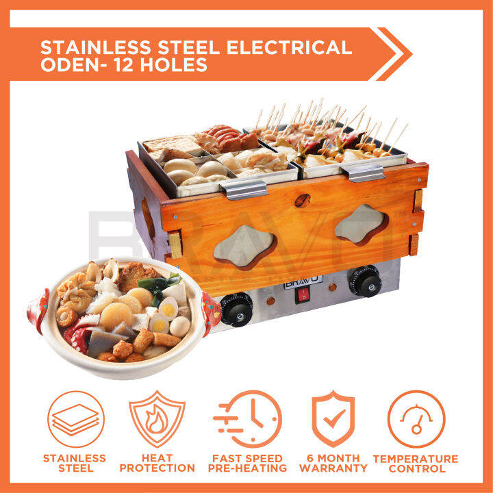 Bravo 6/9/12 Holes Electric Kanto Cooking Machine Snack Cooking Pot ...