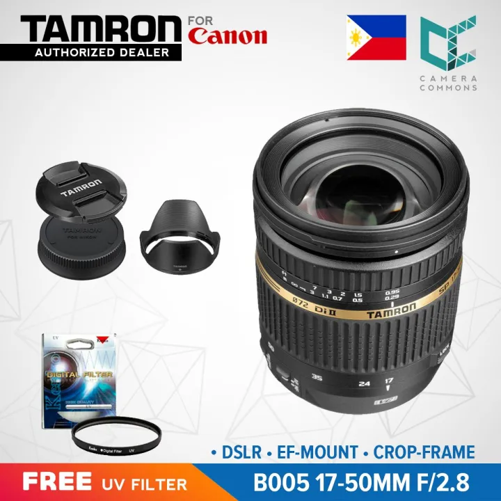 Tamron B005 SP AF 17-50mm f/2.8 XR Di-II VC LD Aspherical (IF) Lens for Canon DSLR EF Mount ...