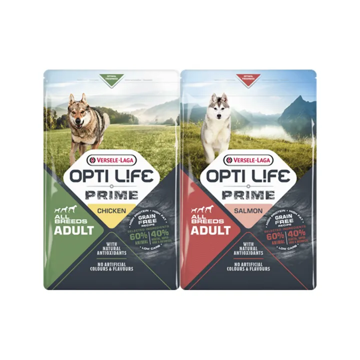 Opti life prime dog food อาหารสุนัข อาหารเม็ดสุนัข อาหารสุนัขเกรดพรีเมี ...