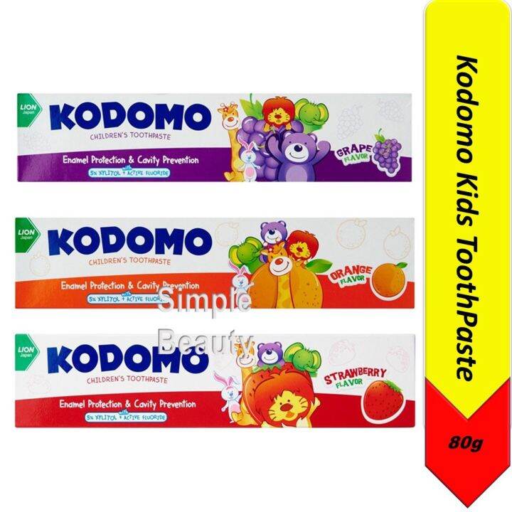 Kodomo Anti-Cavity Toothpaste Children Kids, 80g | Lazada Singapore