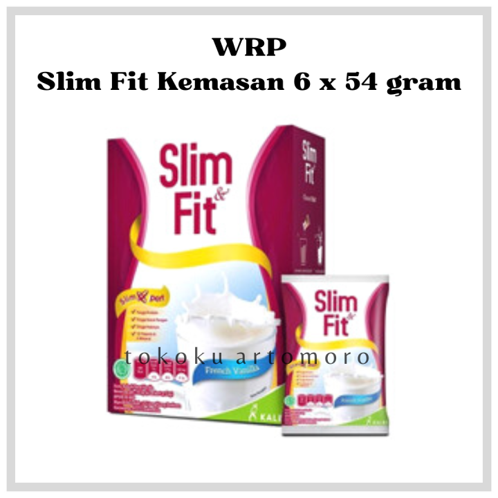 WRP Slim & Fit Milk Meal Replacement Vanilla 6X52gr - Nutrisi Diet ...