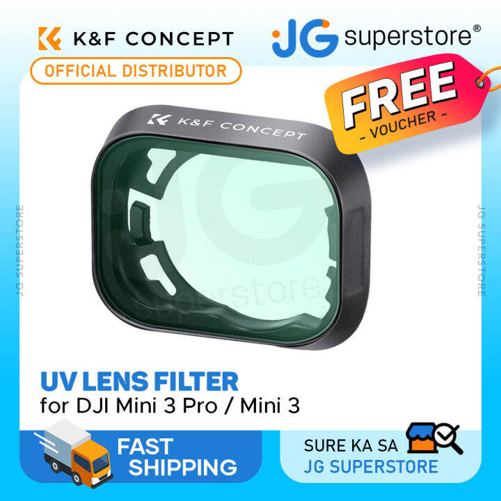 K&F Concept Nano-X Series DJI Mini 3 Pro / Mini 3 UV Ultraviolet Optical Lens Filter Waterproof ...