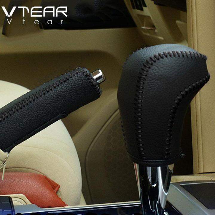 Vtear For Toyota Innova 2016-2019 AT Gear Shift Collars Handbrake Grips ...