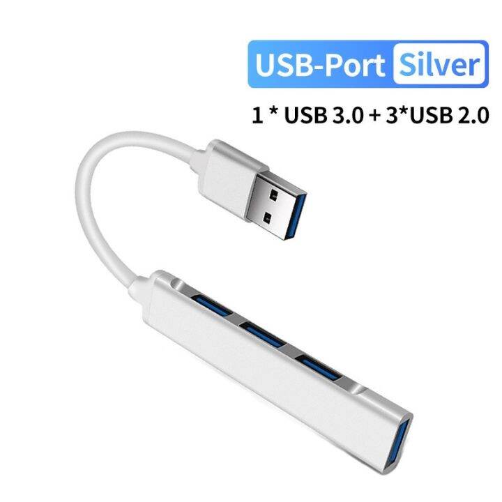 usb to 4 Usb Hub Expander Ultra-Thin Mini Portable 4-Port Usb 3.0 Hub ...
