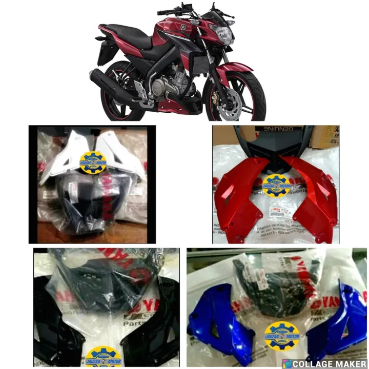Cover tutup mesin bawah under cowl Vixion new nva 2tp satu set 3pc ori ...