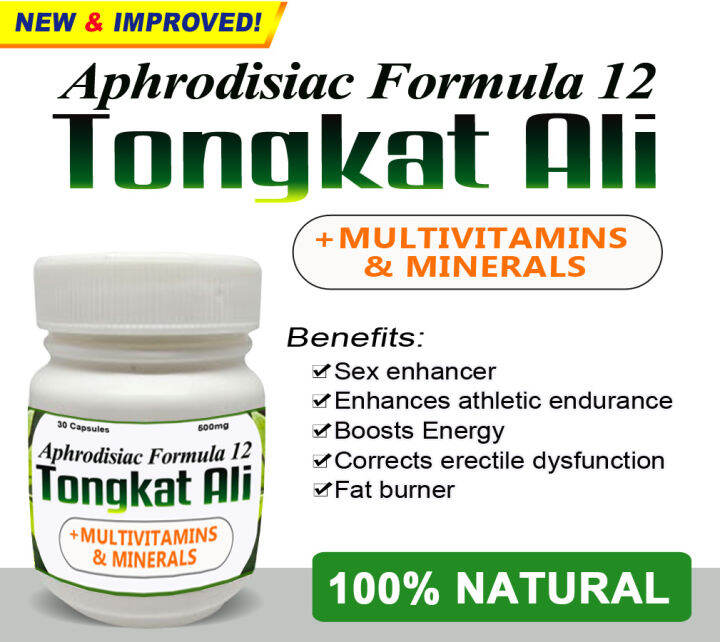 Formula 12 Tongkat Ali Capsules +Multivitamins (MAIN) | Lazada PH