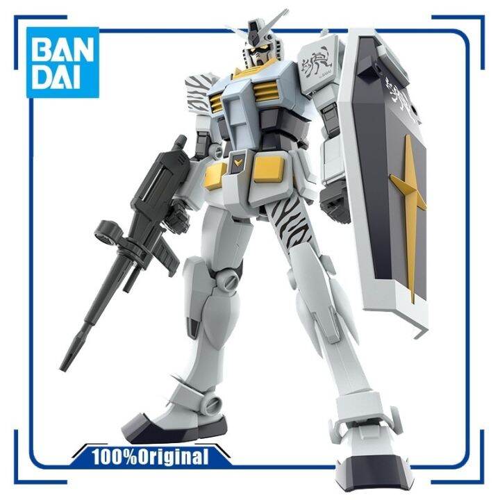 BANDAI ENTRY GRADE 1/144 RX-78-2 Gundam (White Tiger Roaring Kun Ver ...