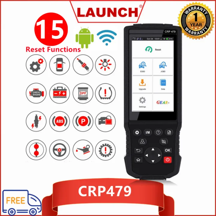 (Limited Time Sale)LAUNCH CRP479 Car OBD2 Scanner Full System ...