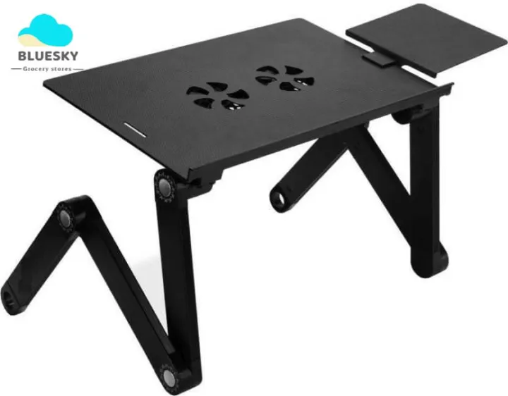 T8 Multi-Functional and Foldable Laptop Table (Black) | Lazada PH