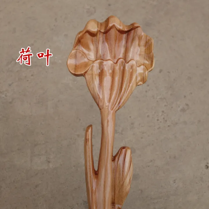 Peachtree tickler real wood carving Shu meridian wooden fitness old man ...