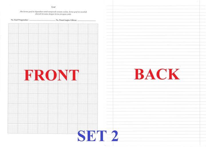 KERTAS GRAF STPM PENGAJIAN AM SEM 2 // STPM PA Graph Paper Sem2 | Lazada