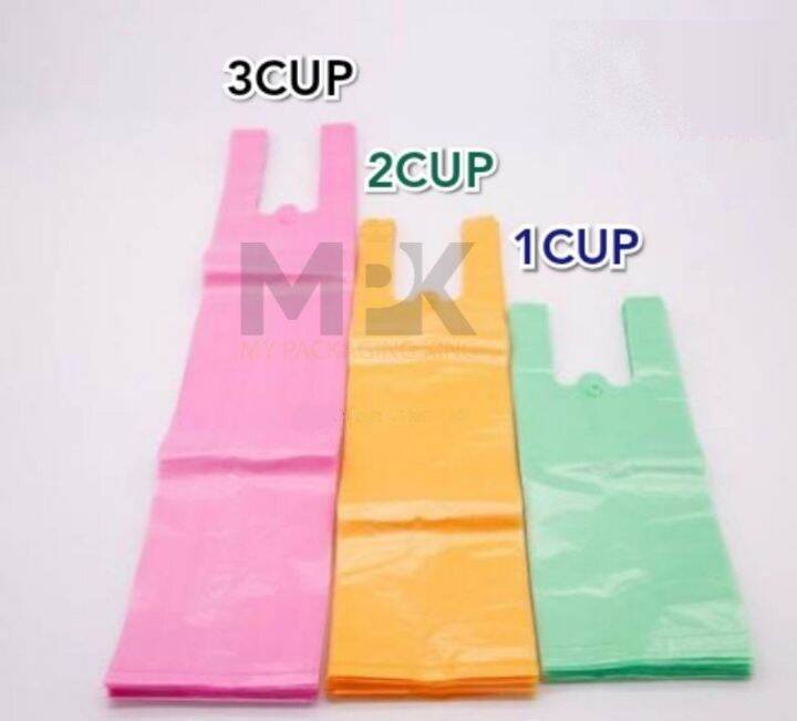 Plastik Cawan Air Bungkus / Plastic Bag Cup 1 / 2 / 3 Cup | Lazada