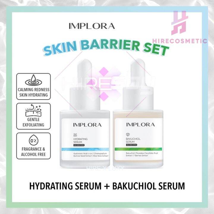 Implora Paket 2 Face Serum Skin Barrier Treatment Set | Lazada Indonesia