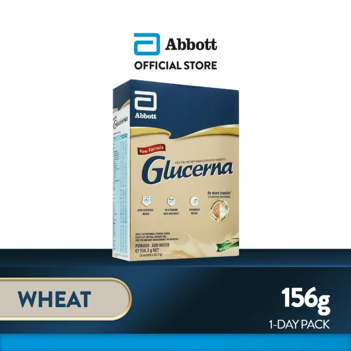 Glucerna Wheat 156g For Diabetic Nutrition | Lazada PH
