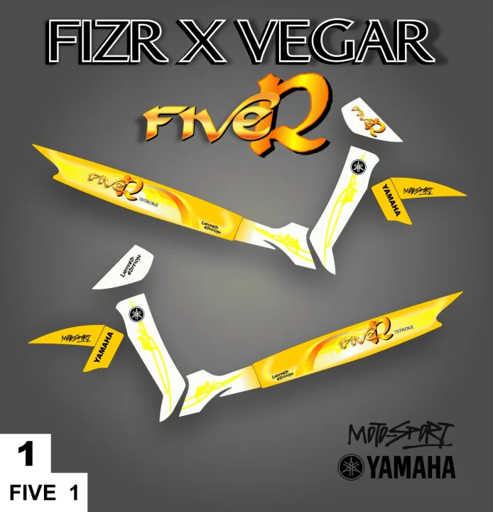 FIVE 1 DECAL STICKER FIZR X VEGA R LIMITED EDITION | Lazada Indonesia