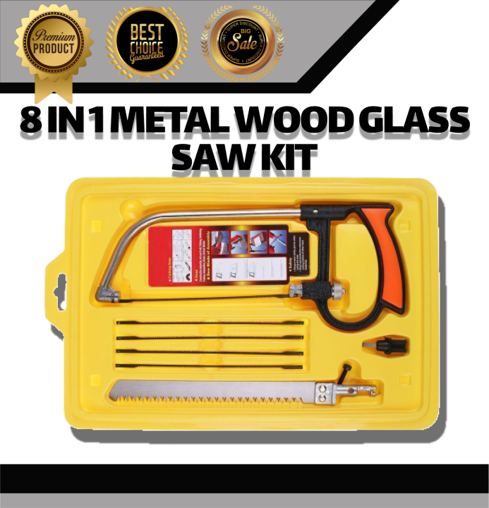 BEST SELLER 8 In 1 Magic Saw Multi Purpose DIY Metal Wood Glass Saw Kit ...