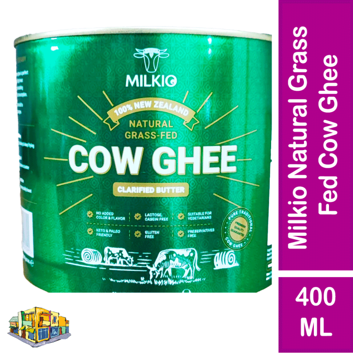 Milkio Natural Grass Fed Cow Ghee 400 ML Container | Lazada