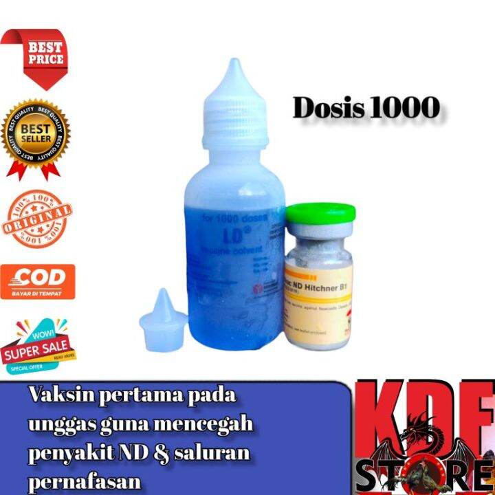 VAKSIN MEDIVAC ND HITCHNER B1 LD 1000 - Vaksin Ayam Kecil Pencegah ...