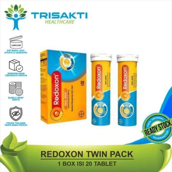 REDOXON TABLET ISI 20 SUPLEMEN MULTIVITAMIN DAYA TAHAN TUBUH | Lazada ...