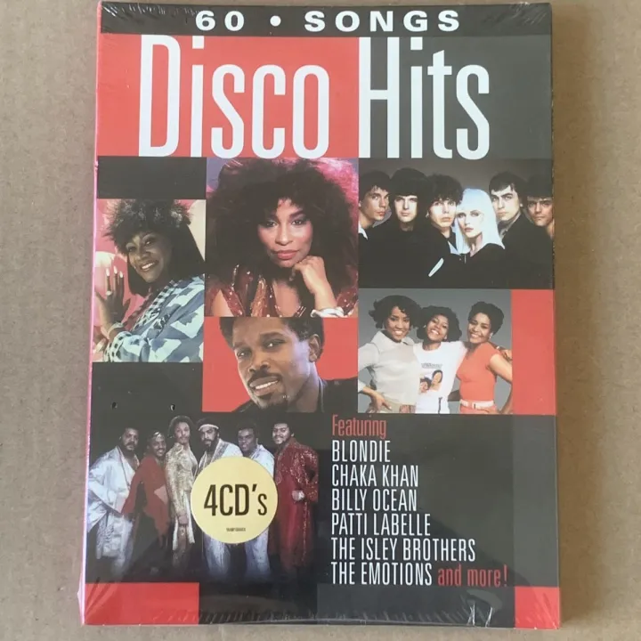 60 songs disco hits collection of 60 disco music songs 4CD | Lazada PH