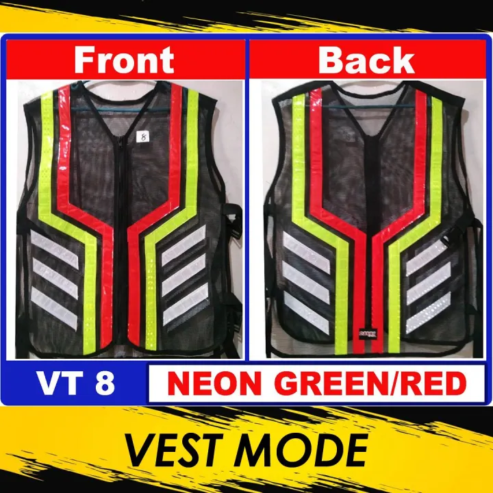 VT08 Vest for Motorcycle Rider High Visibility Safety Vest ...
