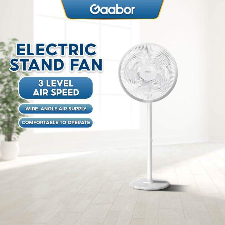 Gaabor Standing Fan - Wide Angle , 3-level Speed | Lazada PH