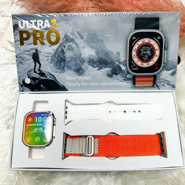 Ultra 8 Pro แถม!! เคส + ฟิล์ม รุ่นใหม่ 2023 ล่าสุด นาฬิกาบลูธูร Smart ...