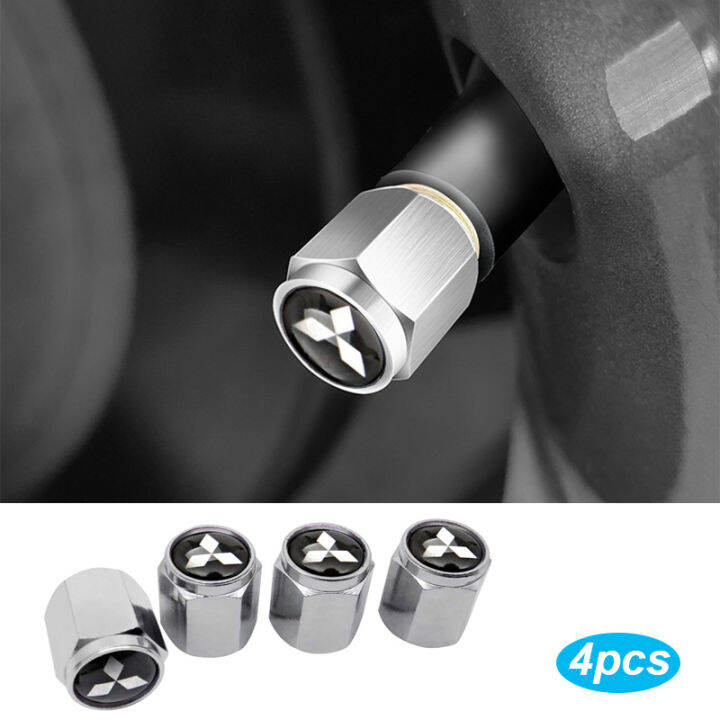 4PCS Modified Metal Car Tire Valve Caps Wheel Stem Air Caps Auto Tyre ...