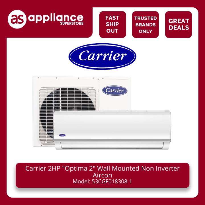 Carrier 2HP "Optima 2" Wall Mounted Non Inverter Aircon 53CGF018308-1 ...