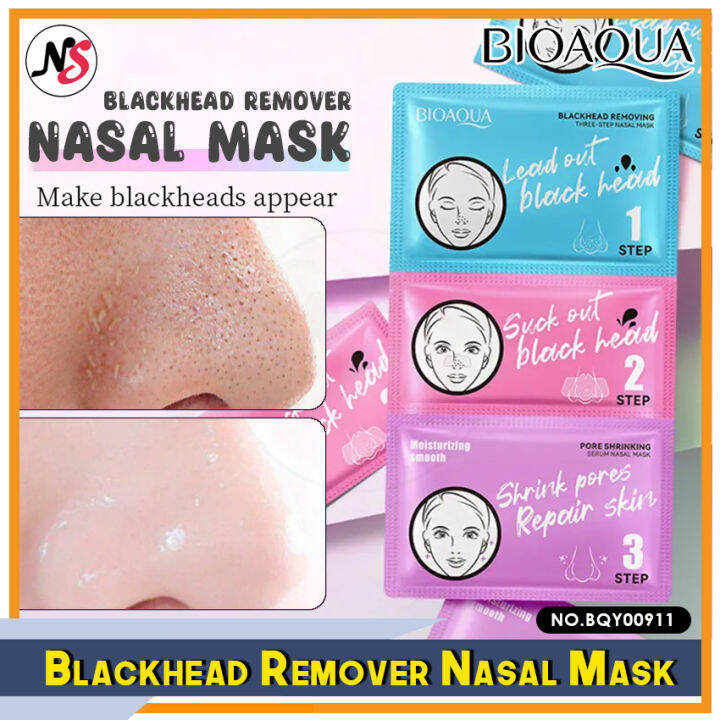 Bioaqua Blackhead Remover Nasal Mask Three Step Nasal Patch To Shrink