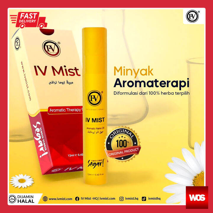 [HQ] IV MIST NANO OIL Aromatherapy SOLUSI / RESDUNG / SELSEMA / SAKIT KEPALA / GATAL MUKA ...
