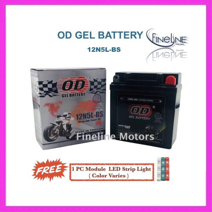 Original OD Gel Battery For Yamaha Mio Sporty Maintenance Free Made in ...