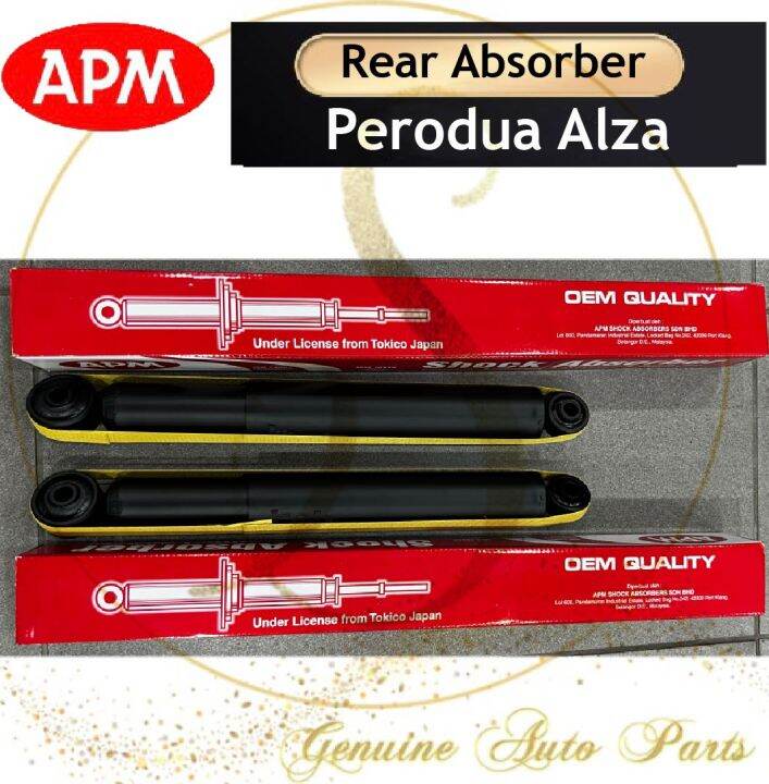 (100% ORIGINAL) APM PERODUA ALZA BELAKANG REAR ABSORBER RR GAS SHOCK ...