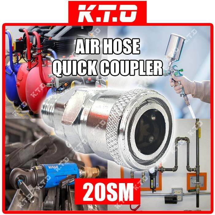 1PCS 20SM AIR COMPRESSOR HOSE QUICK COUPLER CONNECTOR COUPLING SOCKET ...