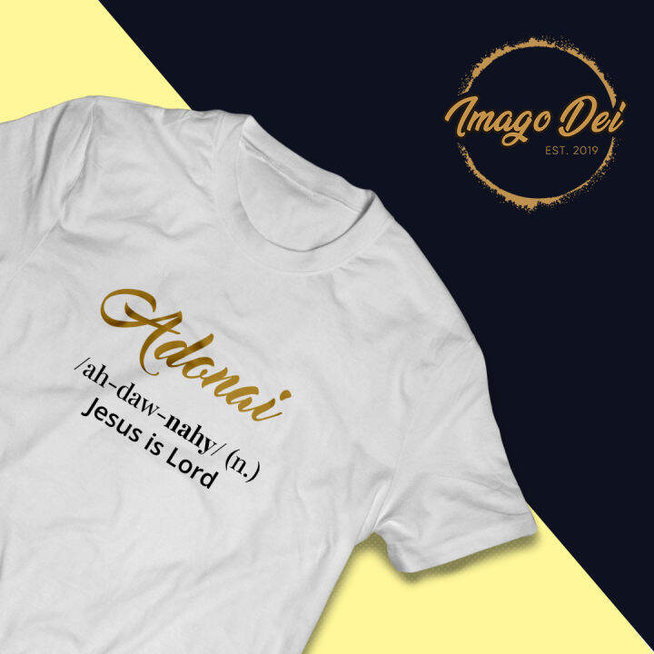 [Imago Dei] Name of God in the Bible tshirt design unisex | Lazada PH