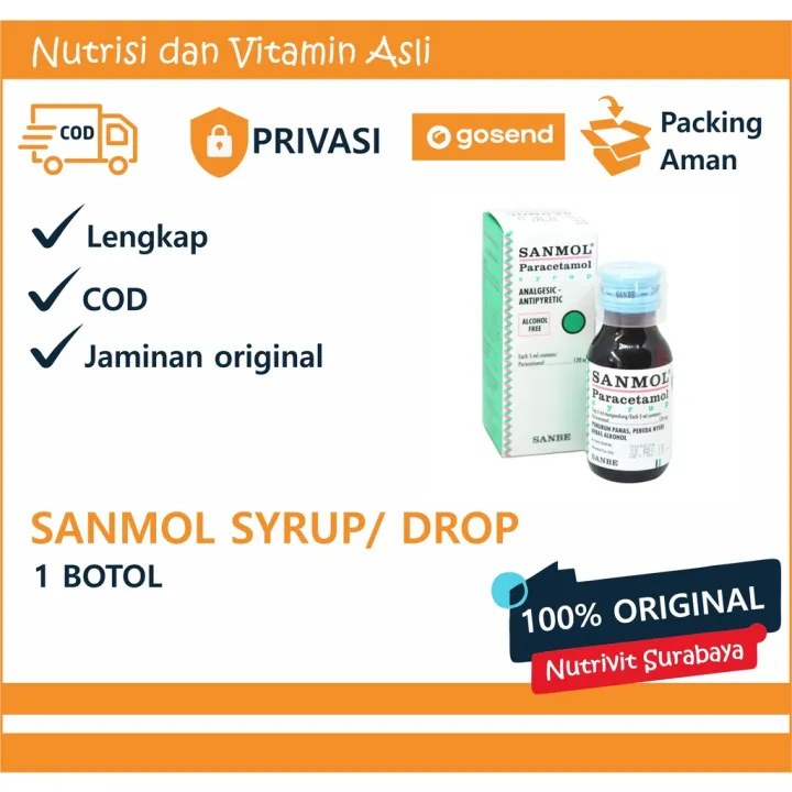 SANMOL SYRUP / DROP | Lazada Indonesia