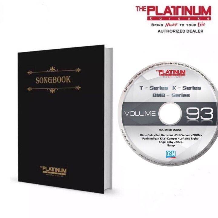 DISC & SONGBOOK - VOLUME 92 UPDATE FOR PLATINUM X T BMB SERIES | T40 ...