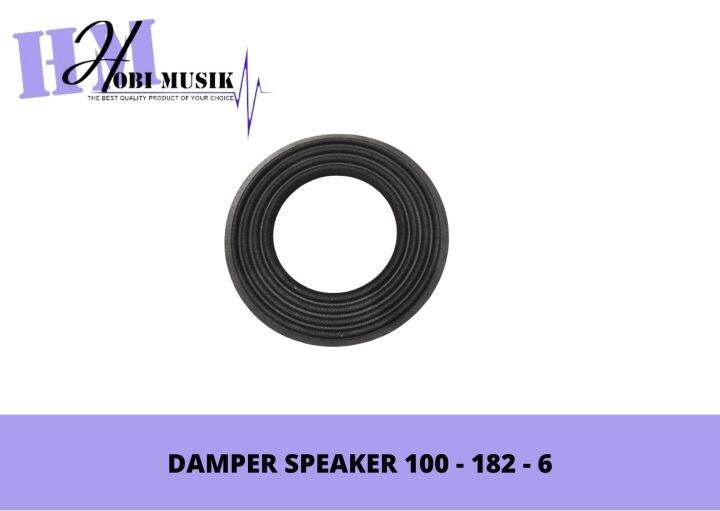 Demper Dumper Damper speaker 18 inch spul 100mm diameter 18,2cm bahan ...