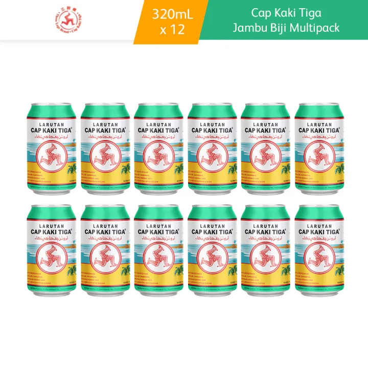 Cap Kaki Tiga Rasa Jambu Biji Kaleng 320ml x12 pcs | Lazada Indonesia